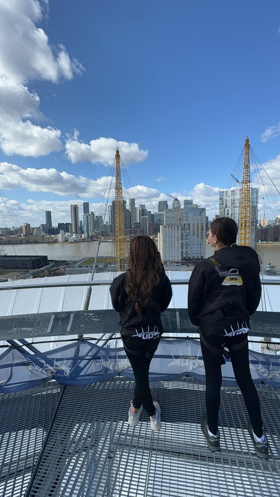 Up at The O2 - One of the best views in London with an adventurous ...